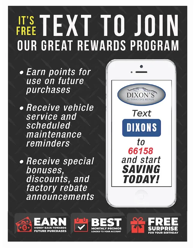 Services - Dixon's Automotive Repair